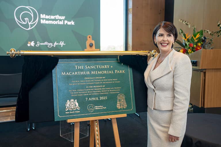 Macarthur Memorial Park Officially Opens at Varroville, Campbelltown ...